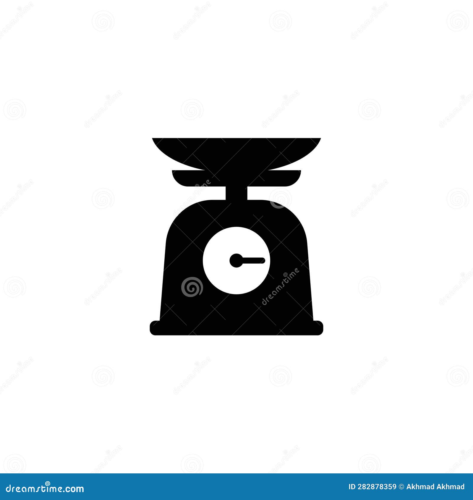 Weighing icon stock vector. Illustration of pictogram - 282878359