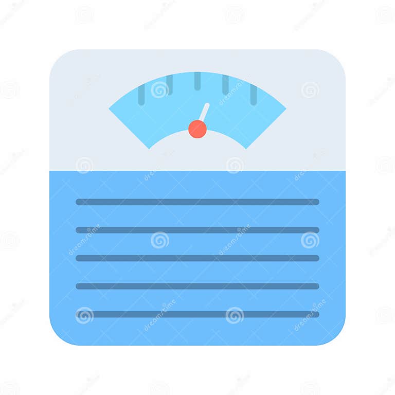 Weighing Machine Icon Vector Image. Stock Vector - Illustration of ...