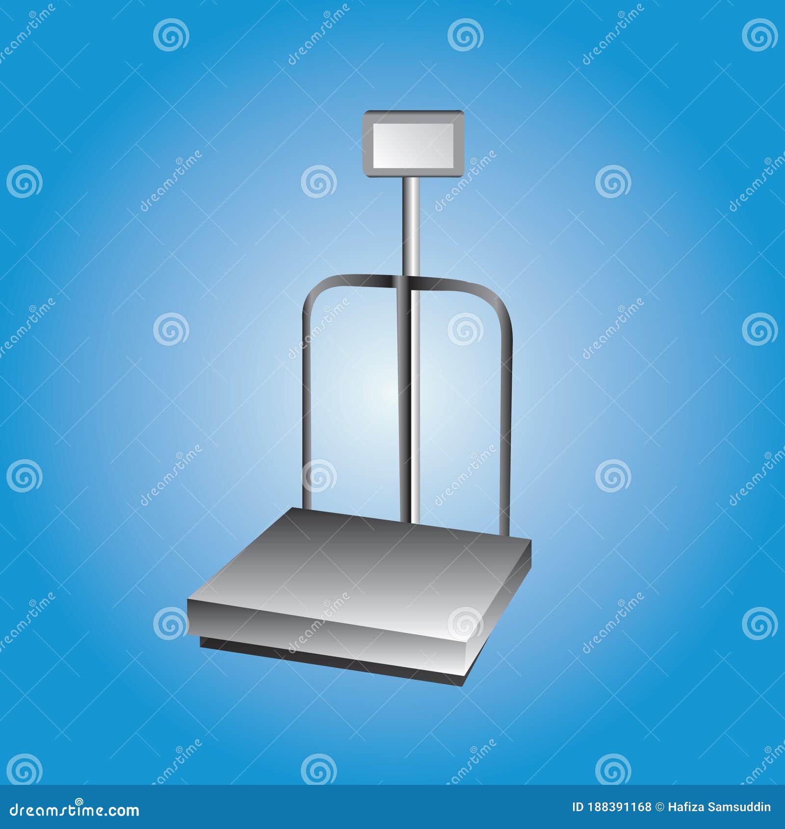 Weighing Machine. Vector Illustration Decorative Design Stock Vector ...