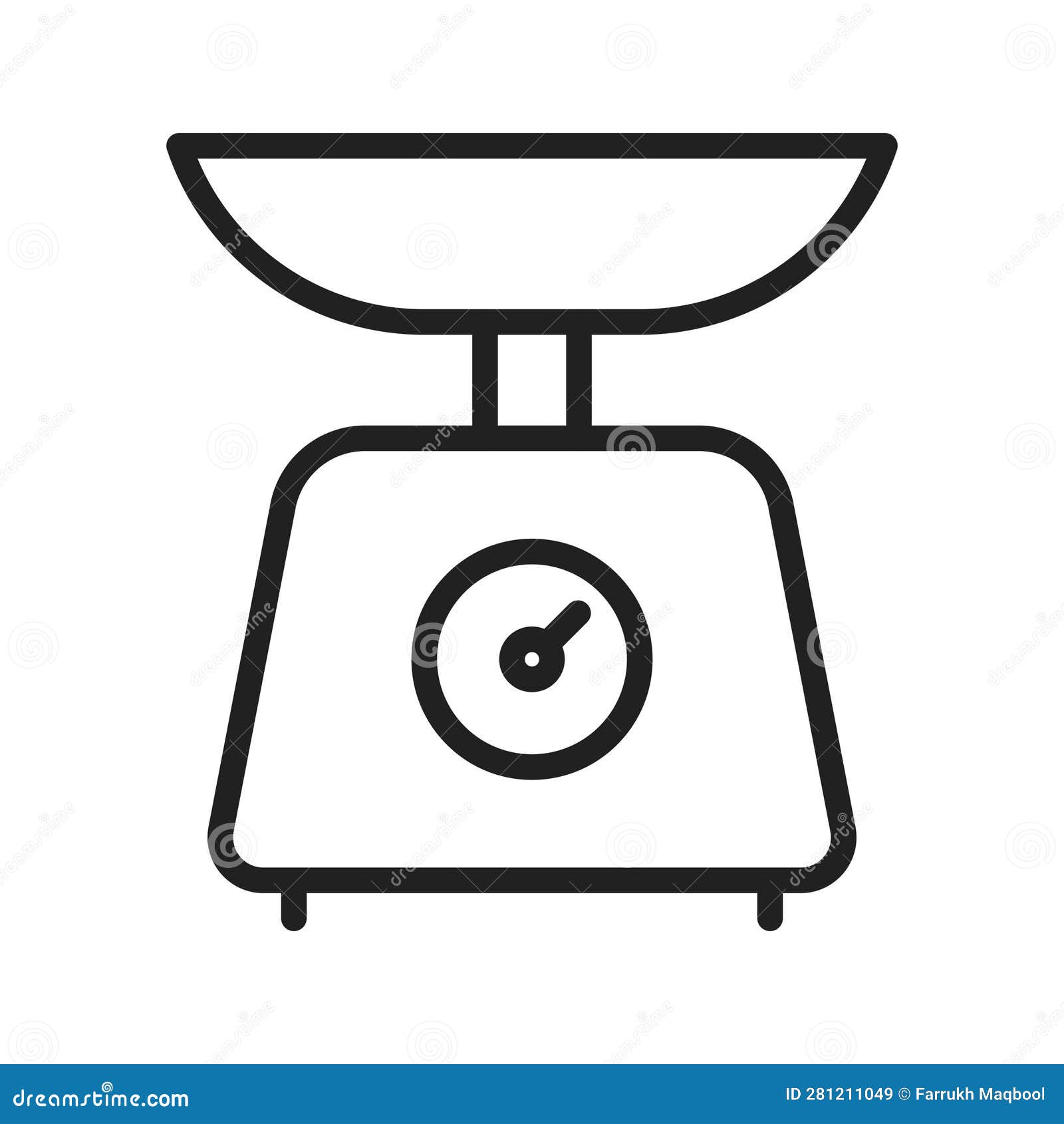 Weighing Scale icon image. stock vector. Illustration of weightscale ...