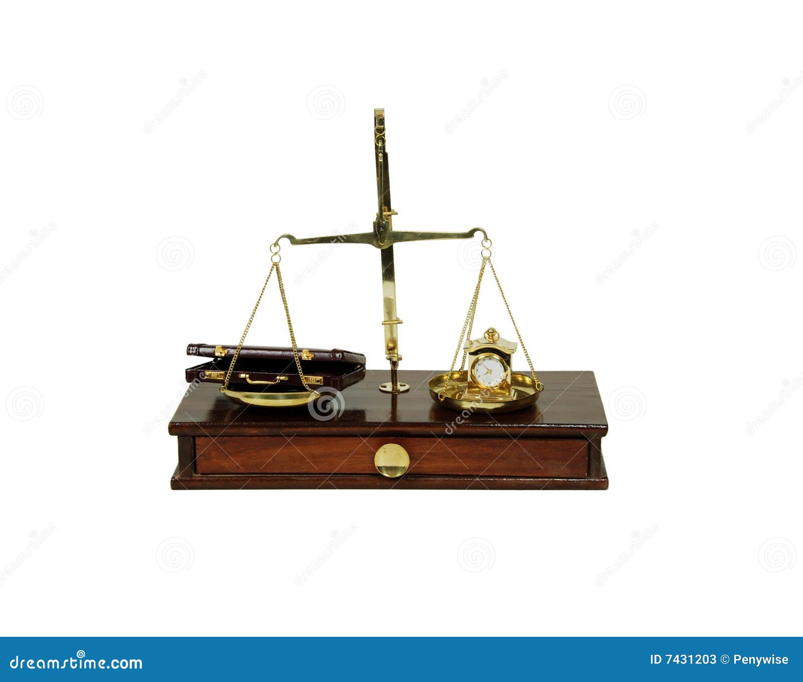 Weighing time and business stock image. Image of security - 7431203