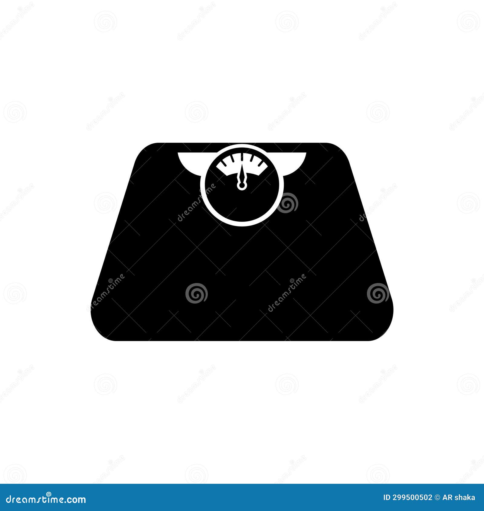 Weighing Vector Icon Illustration Template Design Stock Illustration ...
