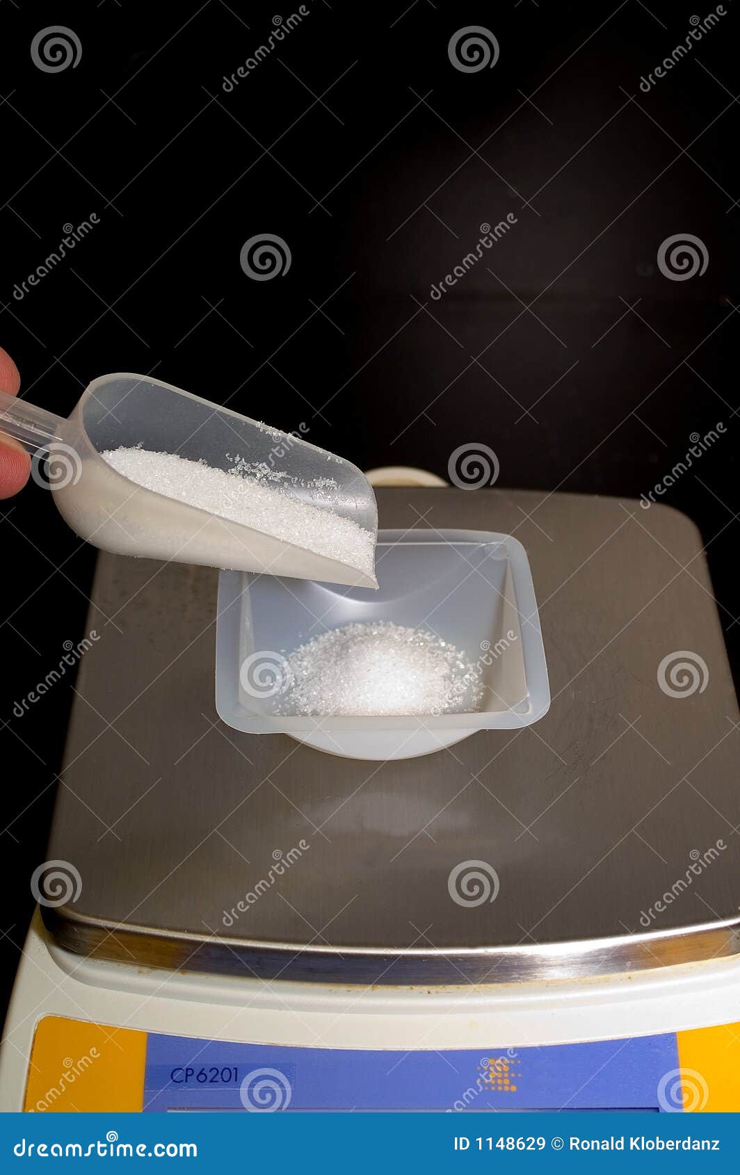 Weighing white powder stock image. Image of science, laboratory - 1148629