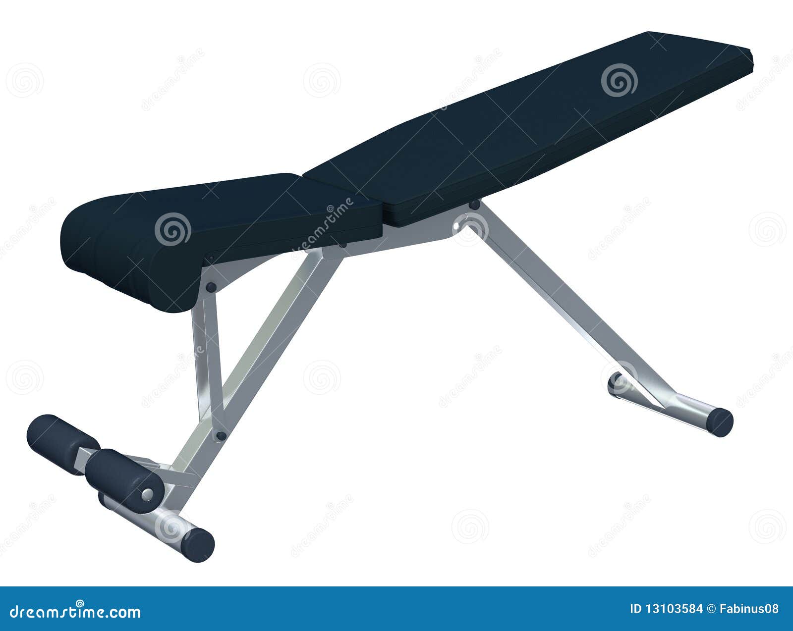 Weight bench stock illustration. Illustration of three - 13103584