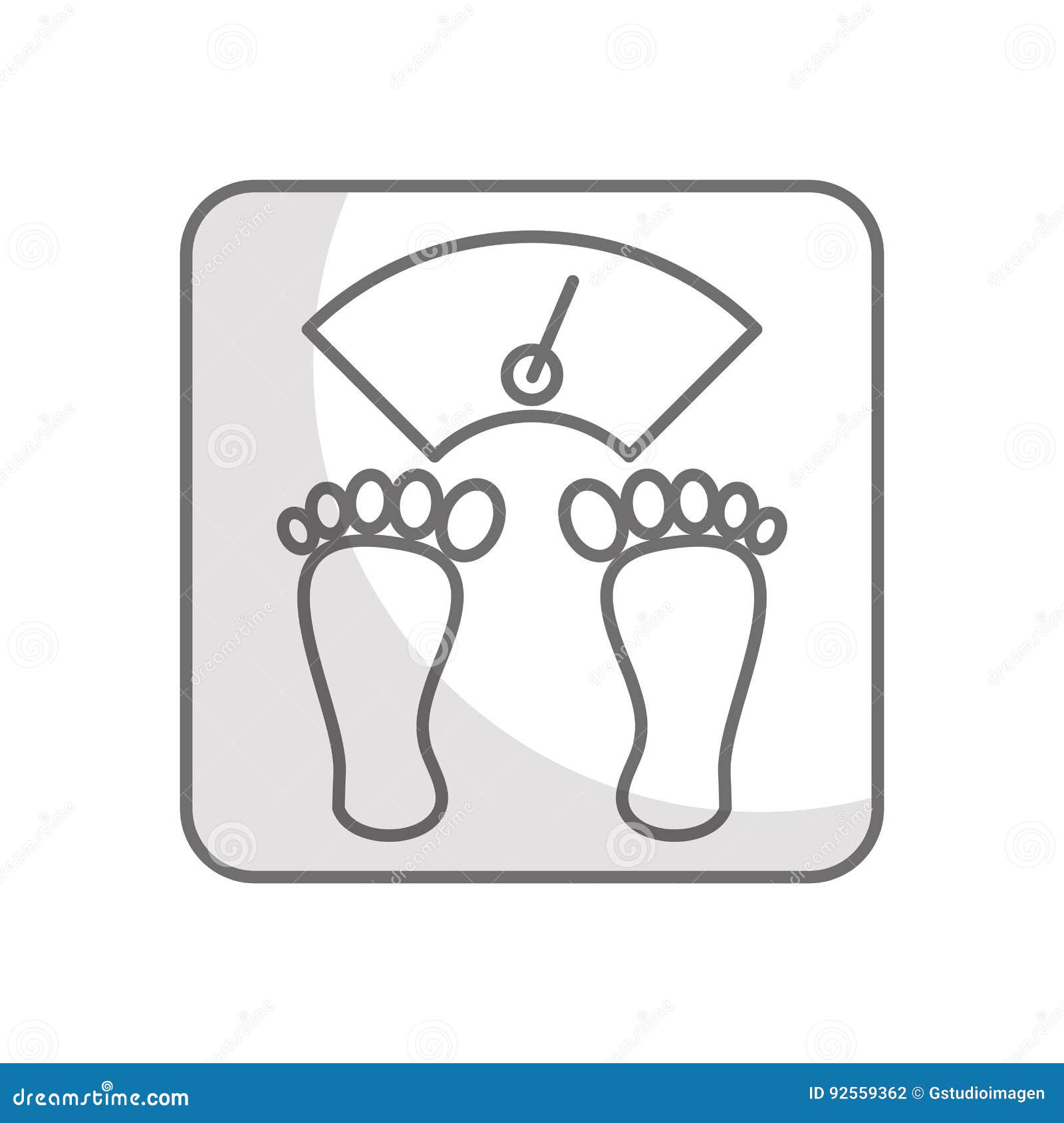 Weight body balance stock vector. Illustration of overweight - 92559362