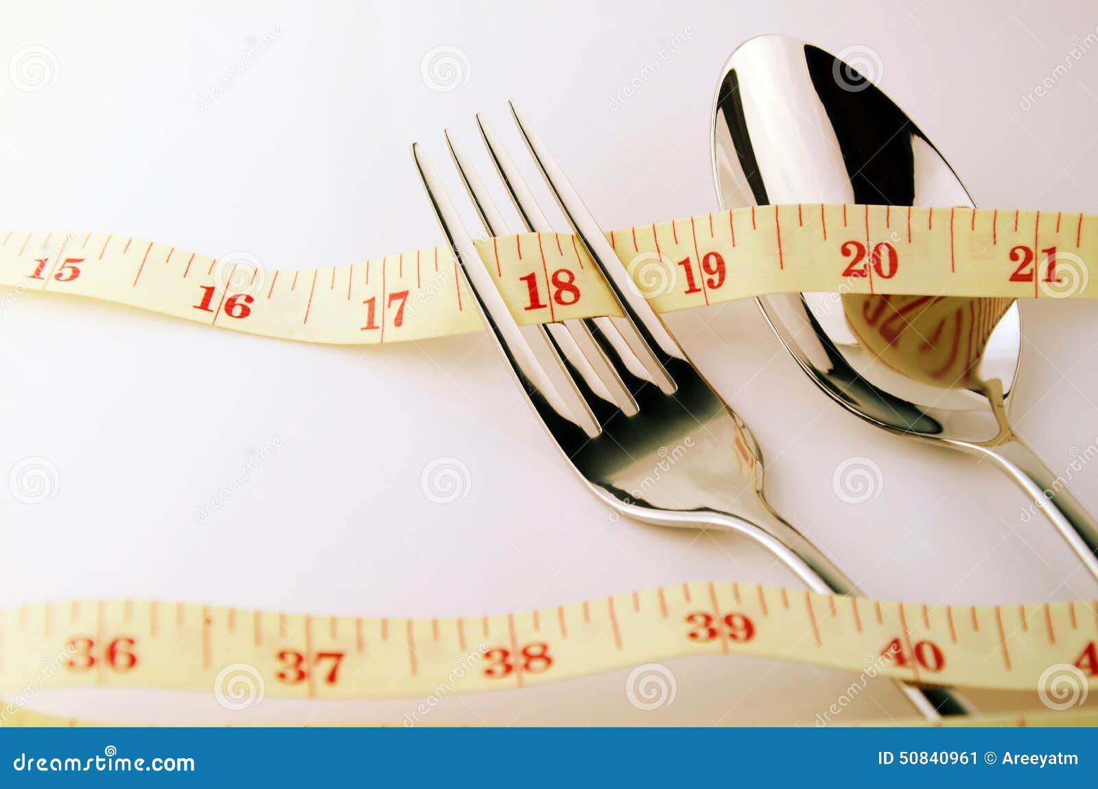 Weight Control Concept by Diet Control. Stock Image - Image of measure ...