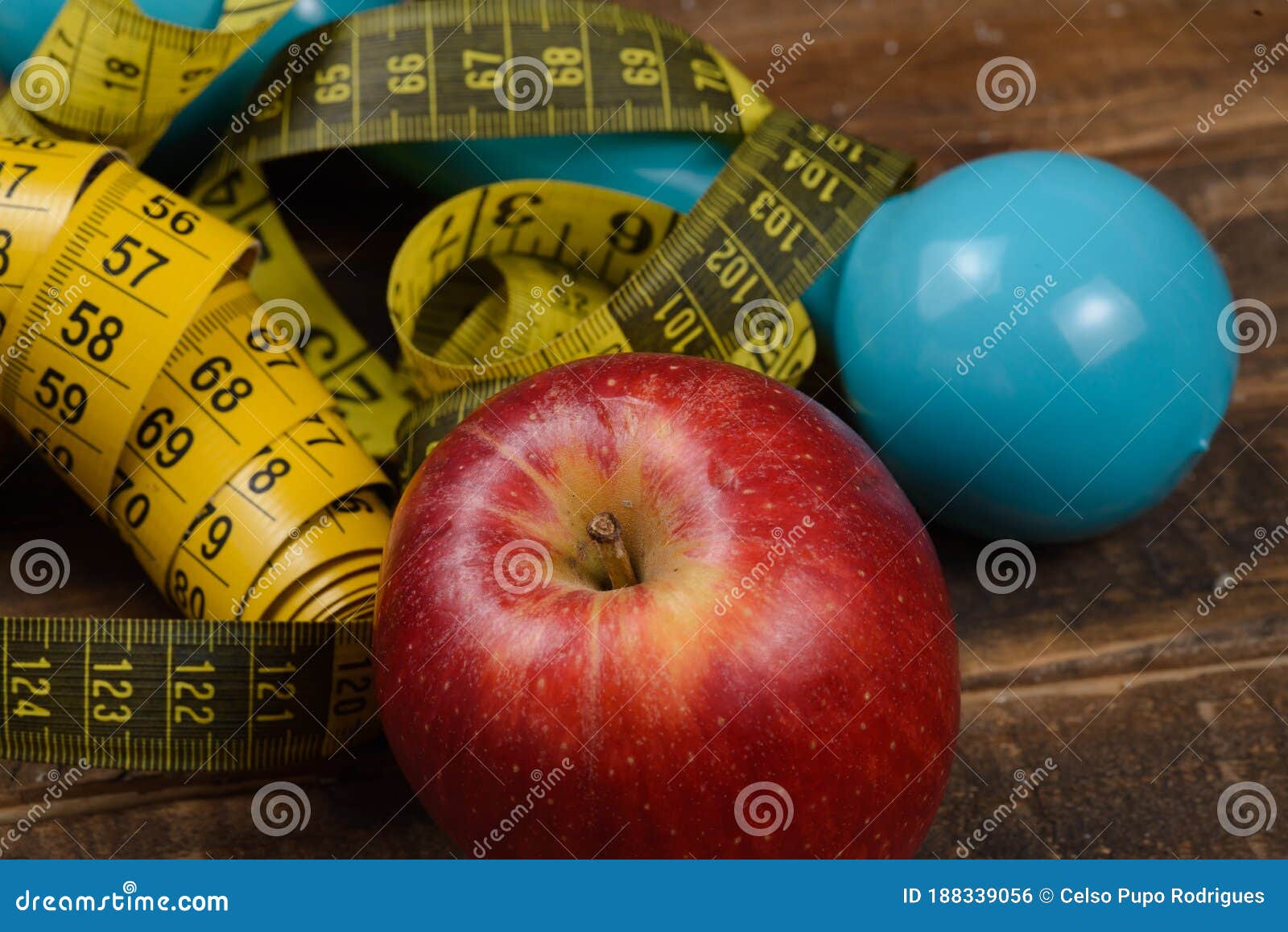 Weight Control Concept, with Measure Objects, and Exercise Weight, with ...