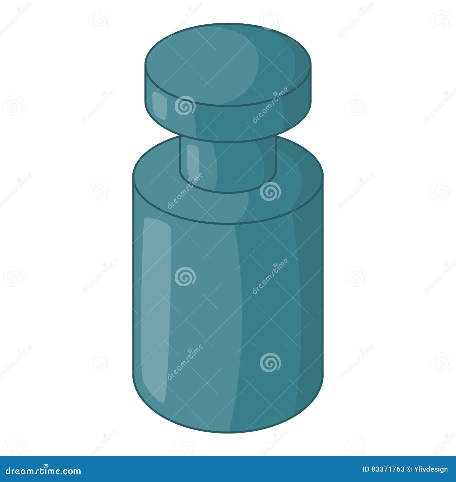 Weight icon, cartoon style stock vector. Illustration of balance - 83371763