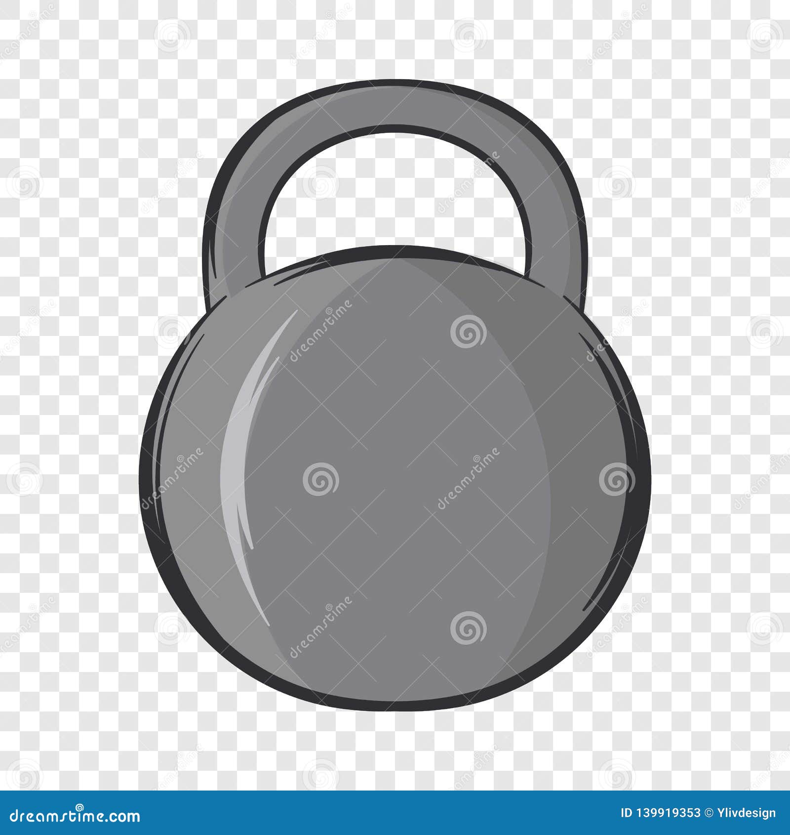 Weight icon, cartoon style stock vector. Illustration of design - 139919353