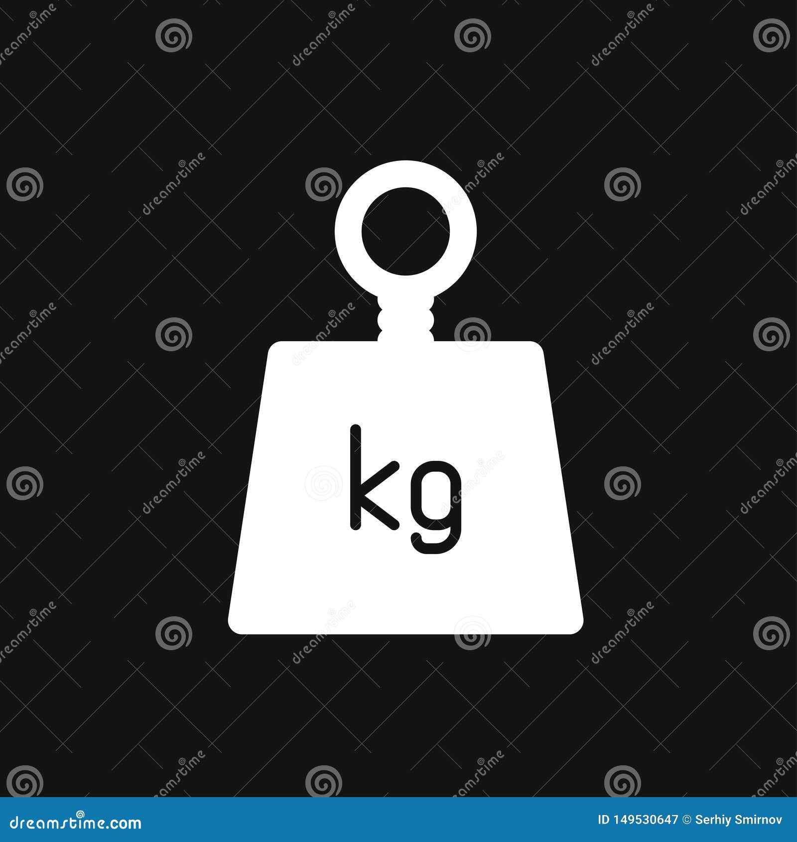 Weight Icon Vector Sign Symbol for Design Stock Illustration ...