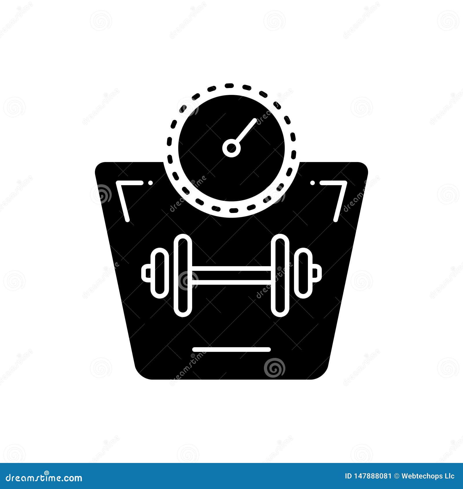 Black Solid Icon for Weight Increase, Cholesterol and Medical Stock ...