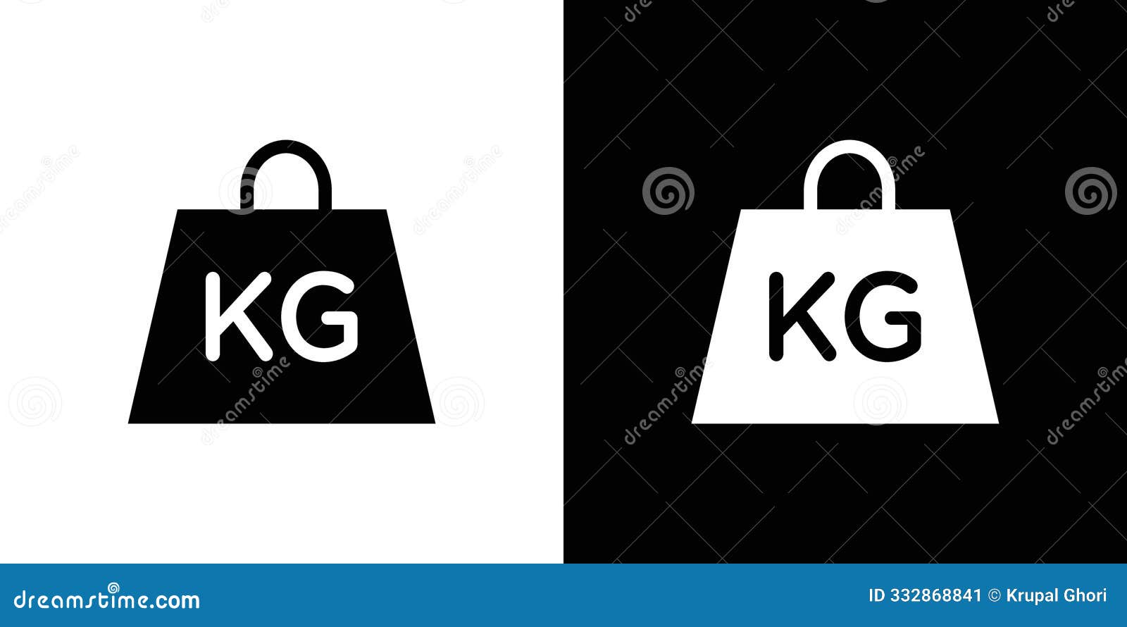 Weight Kilogram Vector Logo Set Collection For Web App Ui ...