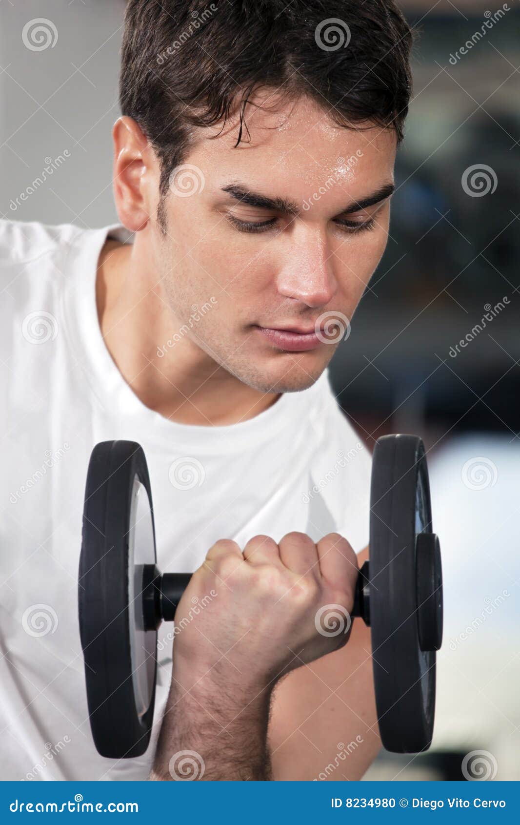 Weight lifting stock photo. Image of health, human, front - 8234980