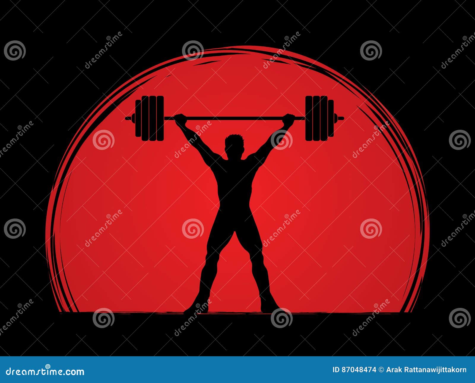 Weight Lifting shape stock vector. Illustration of logo - 87048474