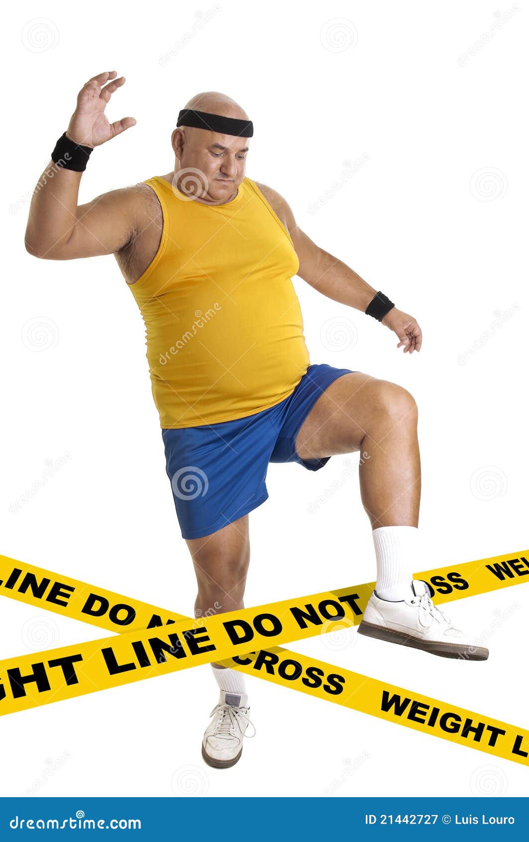 Weight line stock image. Image of fitness, gluttony, body - 21442727