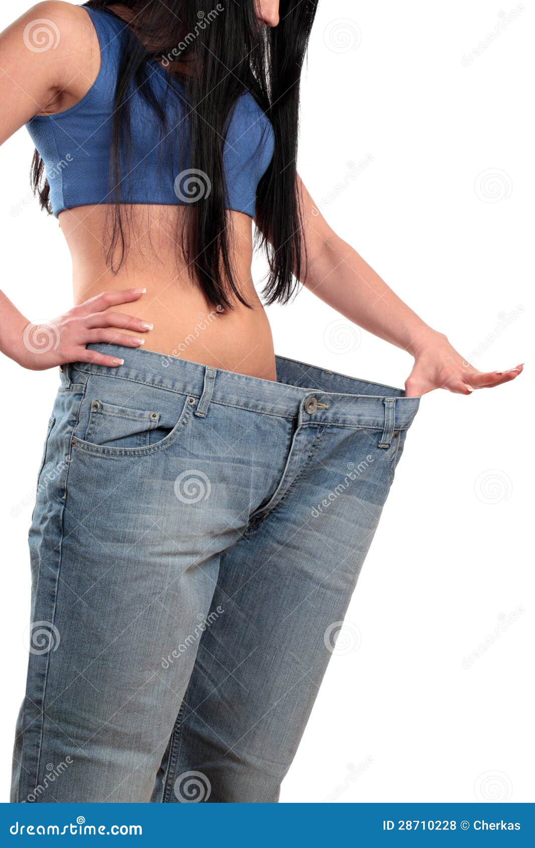 Weight loss stock photo. Image of sporting, diet, jeans - 28710228