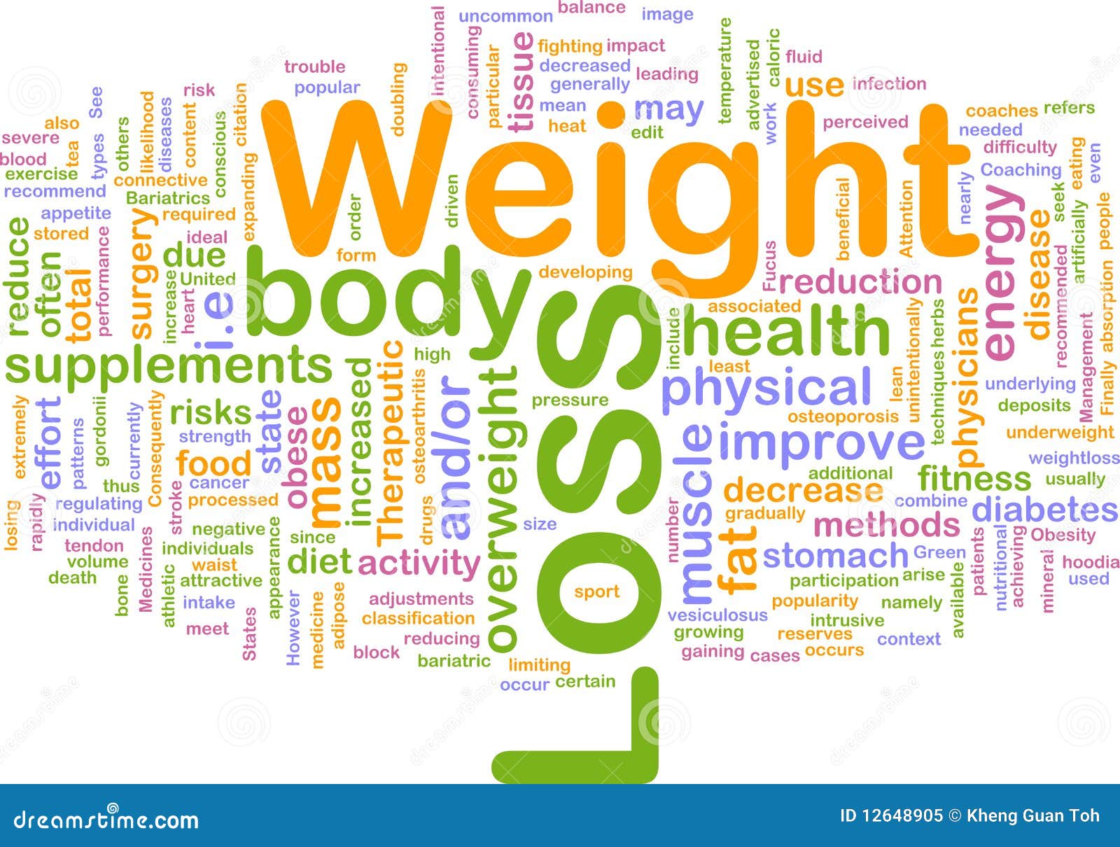 Weight Loss Background Concept Stock Illustration - Illustration of ...