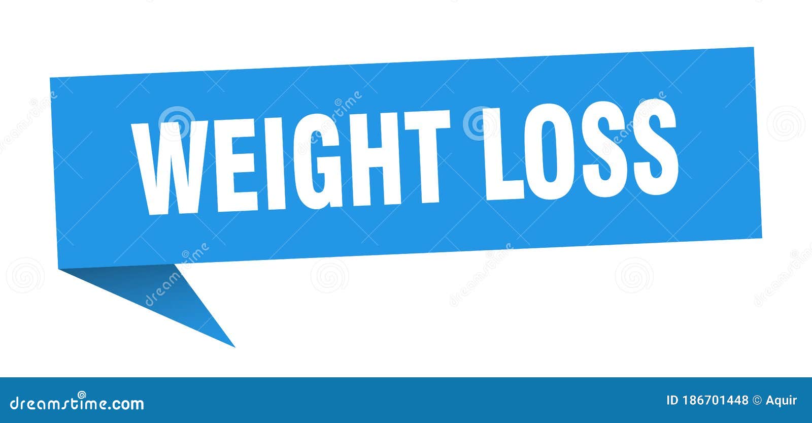 Weight Loss Banner. Weight Loss Speech Bubble Stock Vector ...