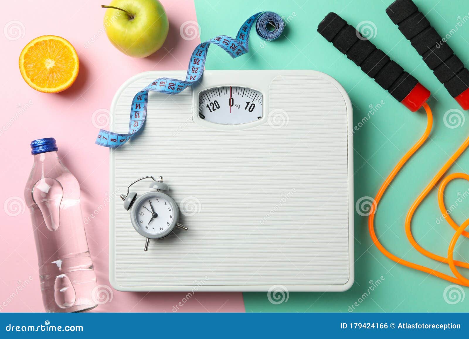 Weight Loss or Healthy Lifestyle Accessories on Background Stock Photo ... Weight Loss or Healthy Lifestyle Accessories on Background Stock Photo ...