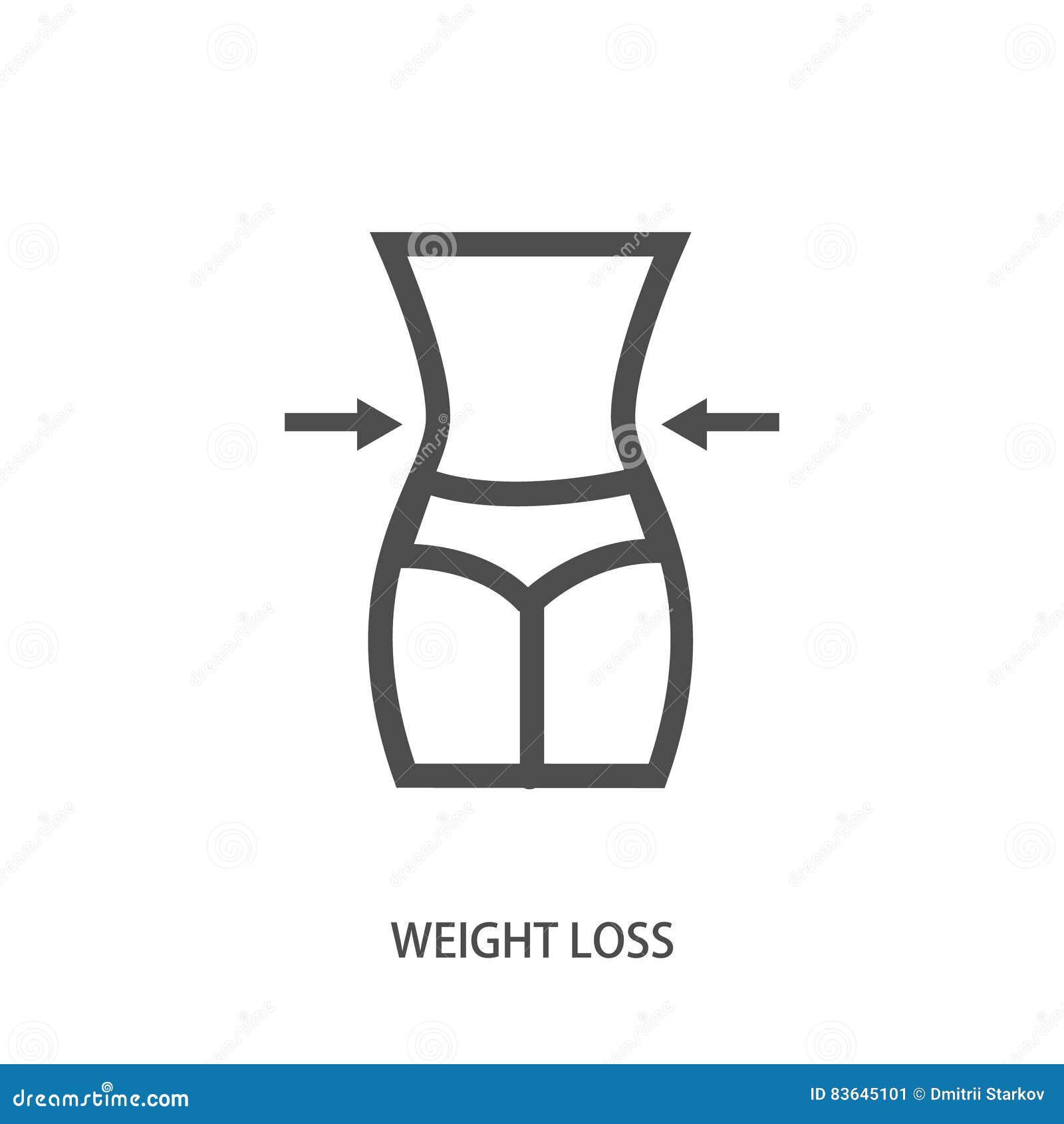 Weight loss icon stock vector. Illustration of kilo, gauge - 83645101