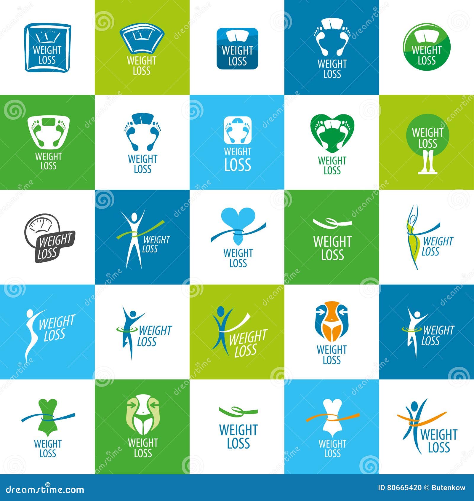 Weight loss logo stock vector. Illustration of control - 80665420