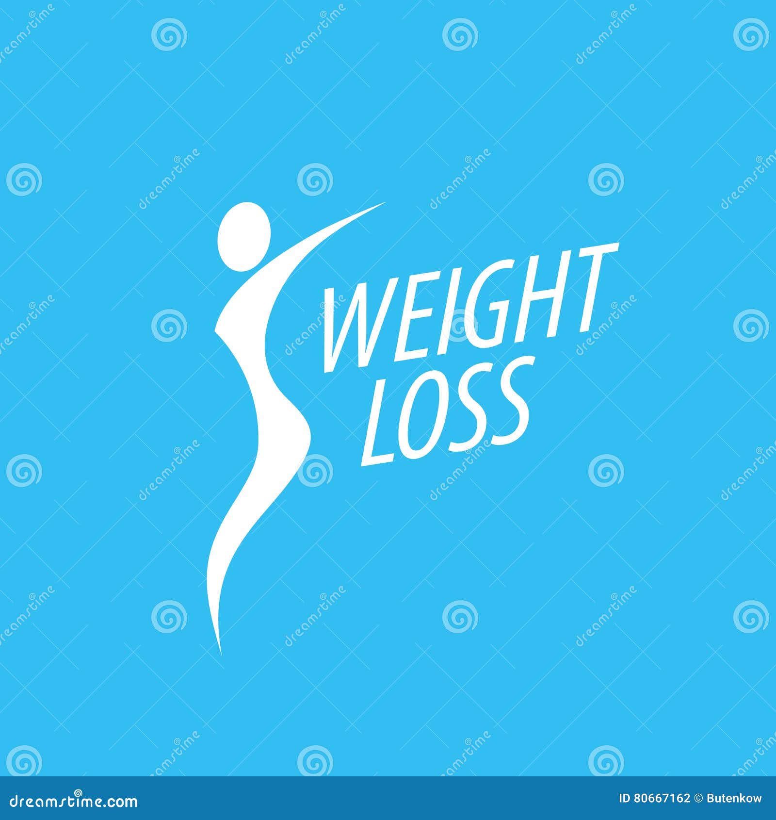 Weight loss logo stock vector. Illustration of dieting - 80667162