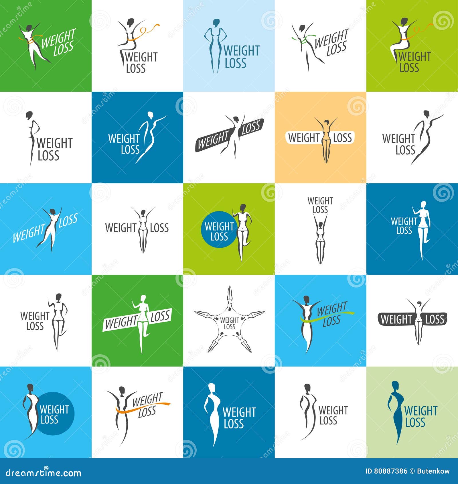 Weight loss logo stock vector. Illustration of healthy - 80887386