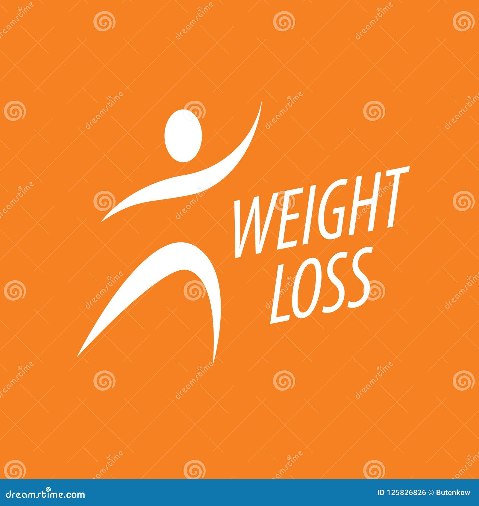 Weight loss logo stock vector. Illustration of health - 125826826