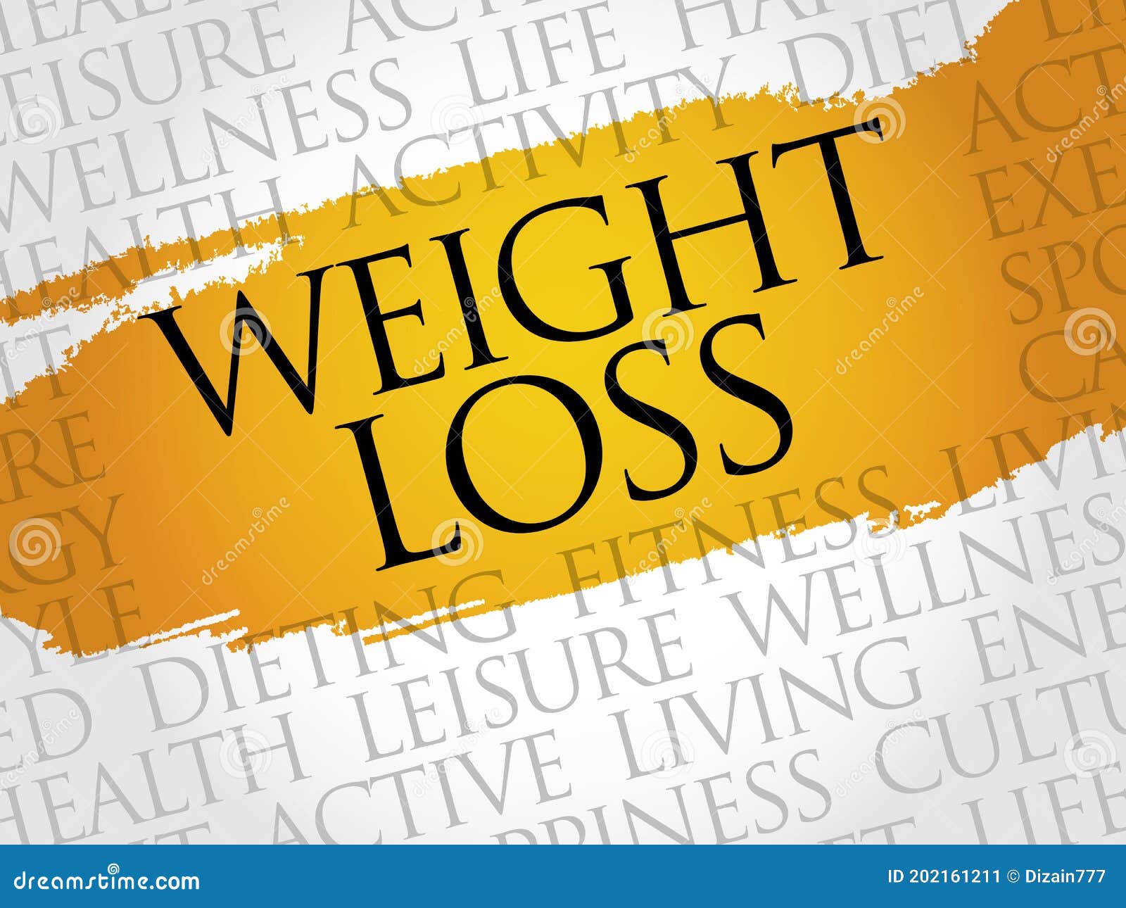 Weight Loss word cloud stock illustration. Illustration of lifestyle ...