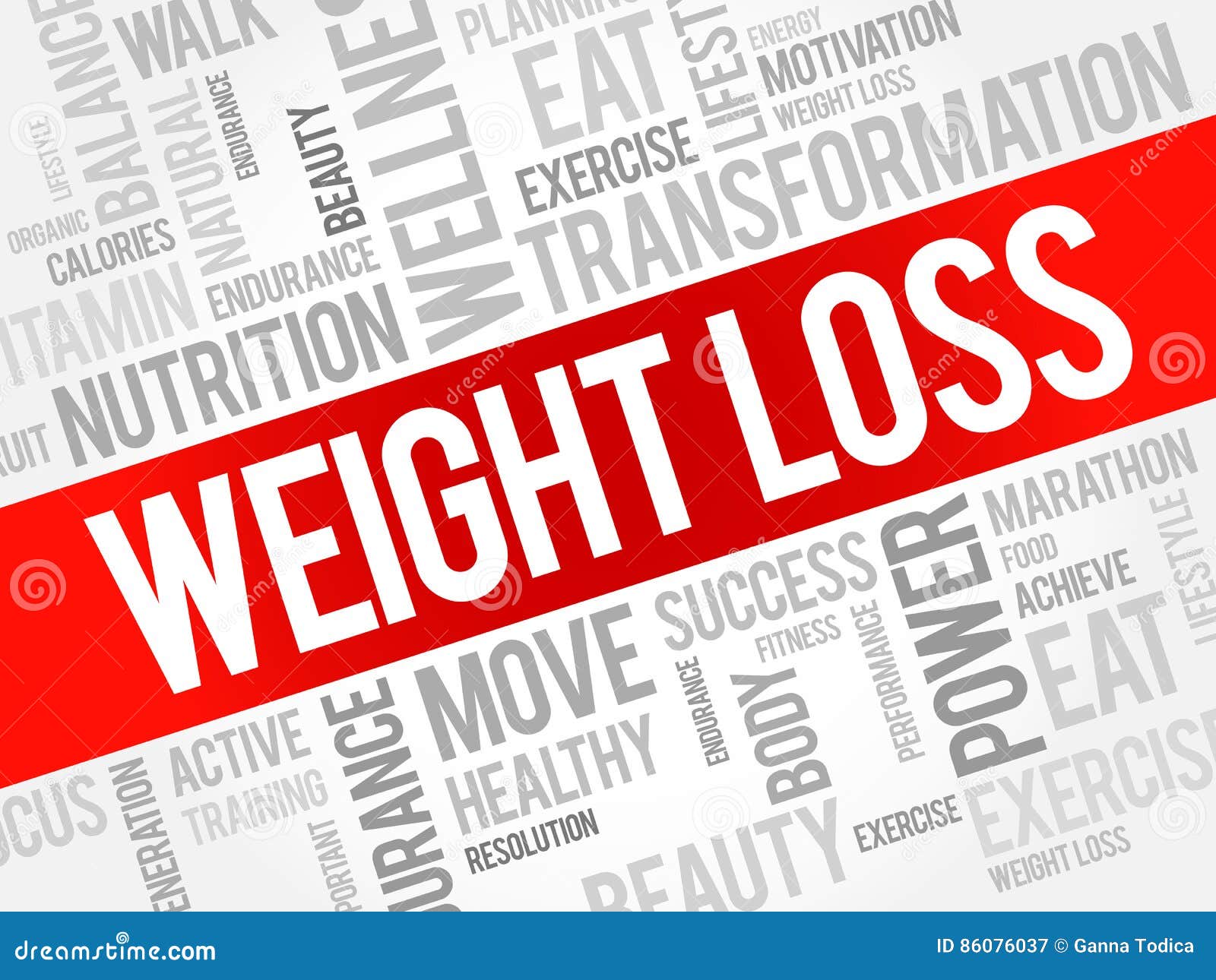 Weight Loss word cloud stock illustration. Illustration of body - 86076037