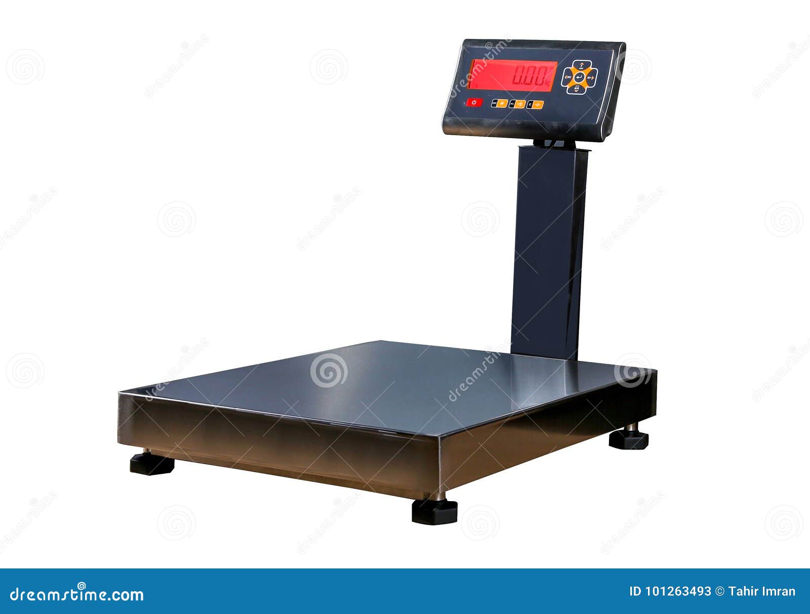 Weighing Objects On The Electronic Balance Stock Photography ...