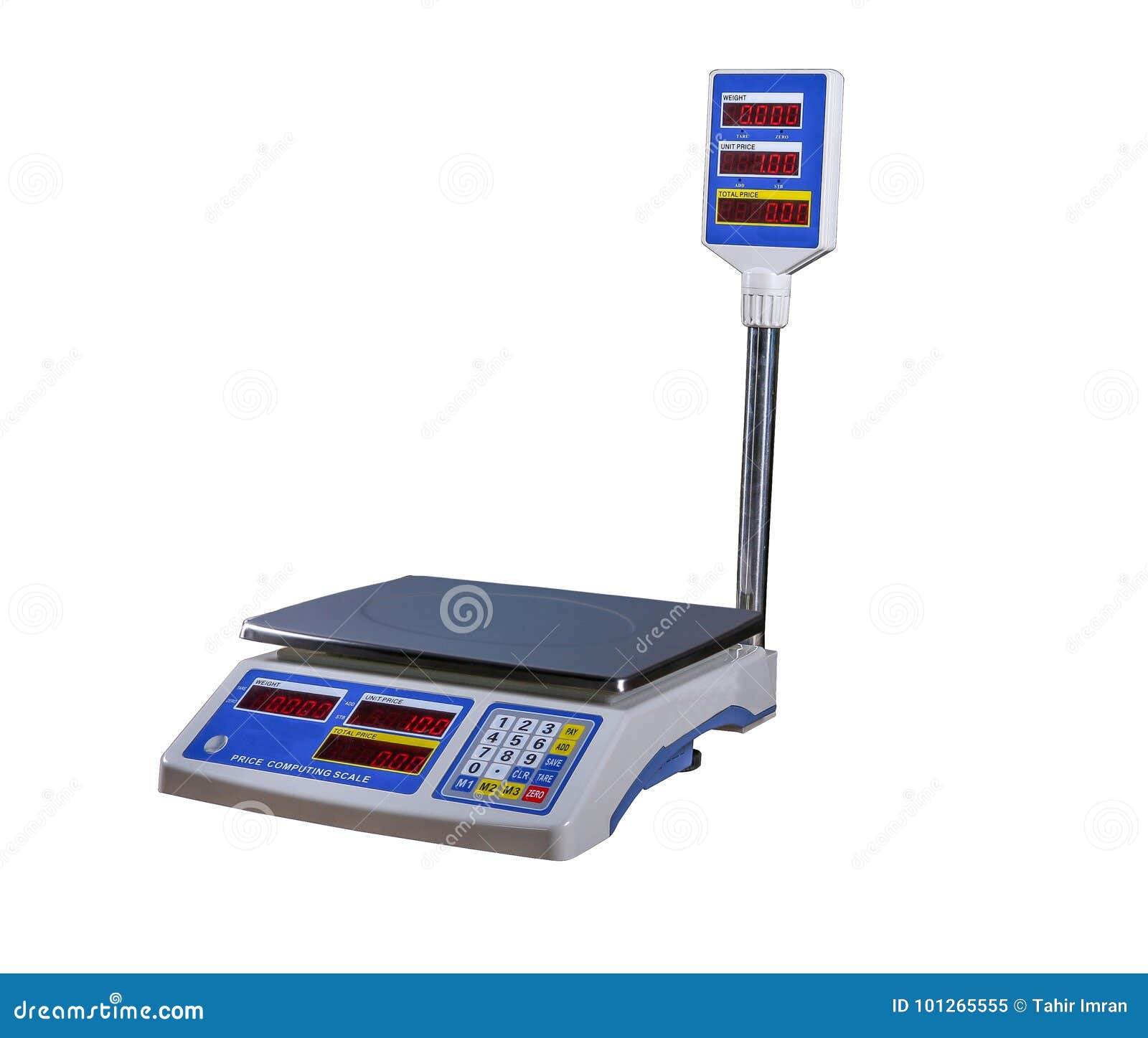 Weighing Objects On The Electronic Balance Stock Photography ...