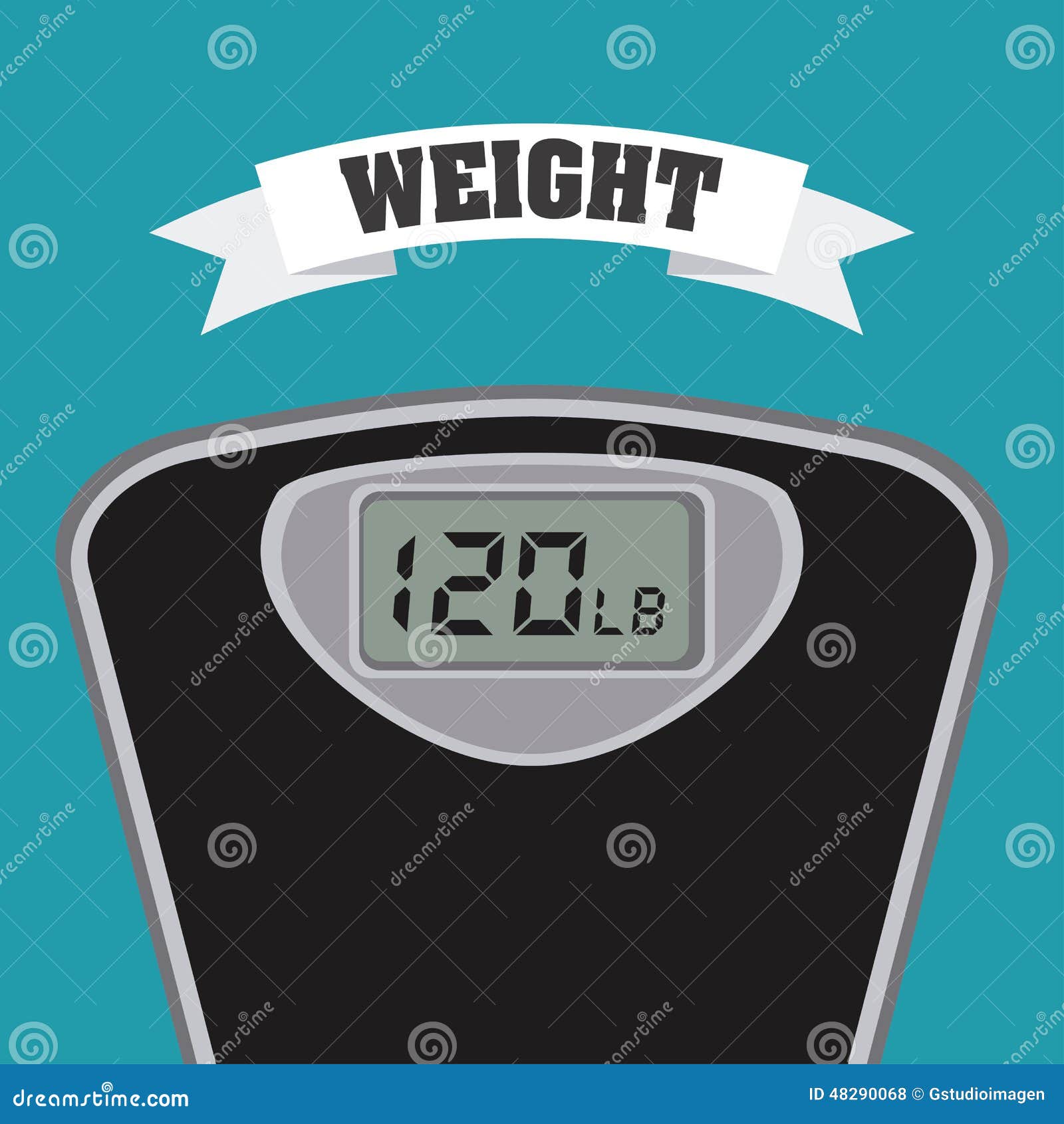 Weight measure stock vector. Illustration of nutrition - 48290068