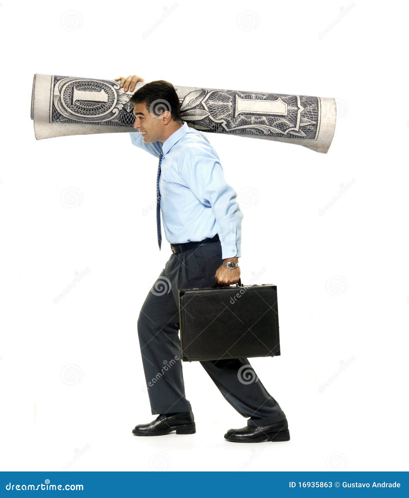 The weight of money stock image. Image of sacrifice, profit - 16935863