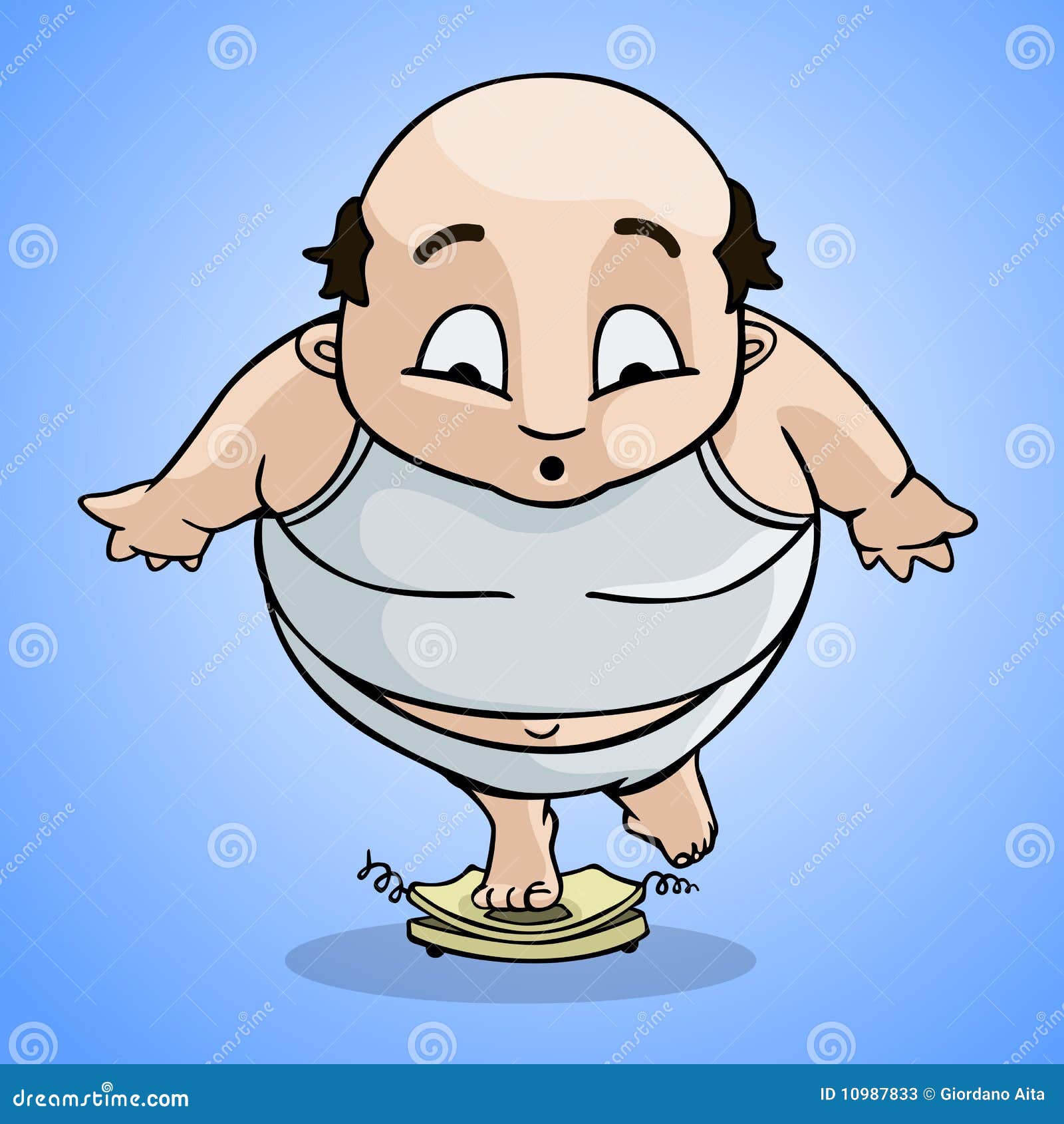 Weight s problem stock vector. Illustration of problem - 10987833