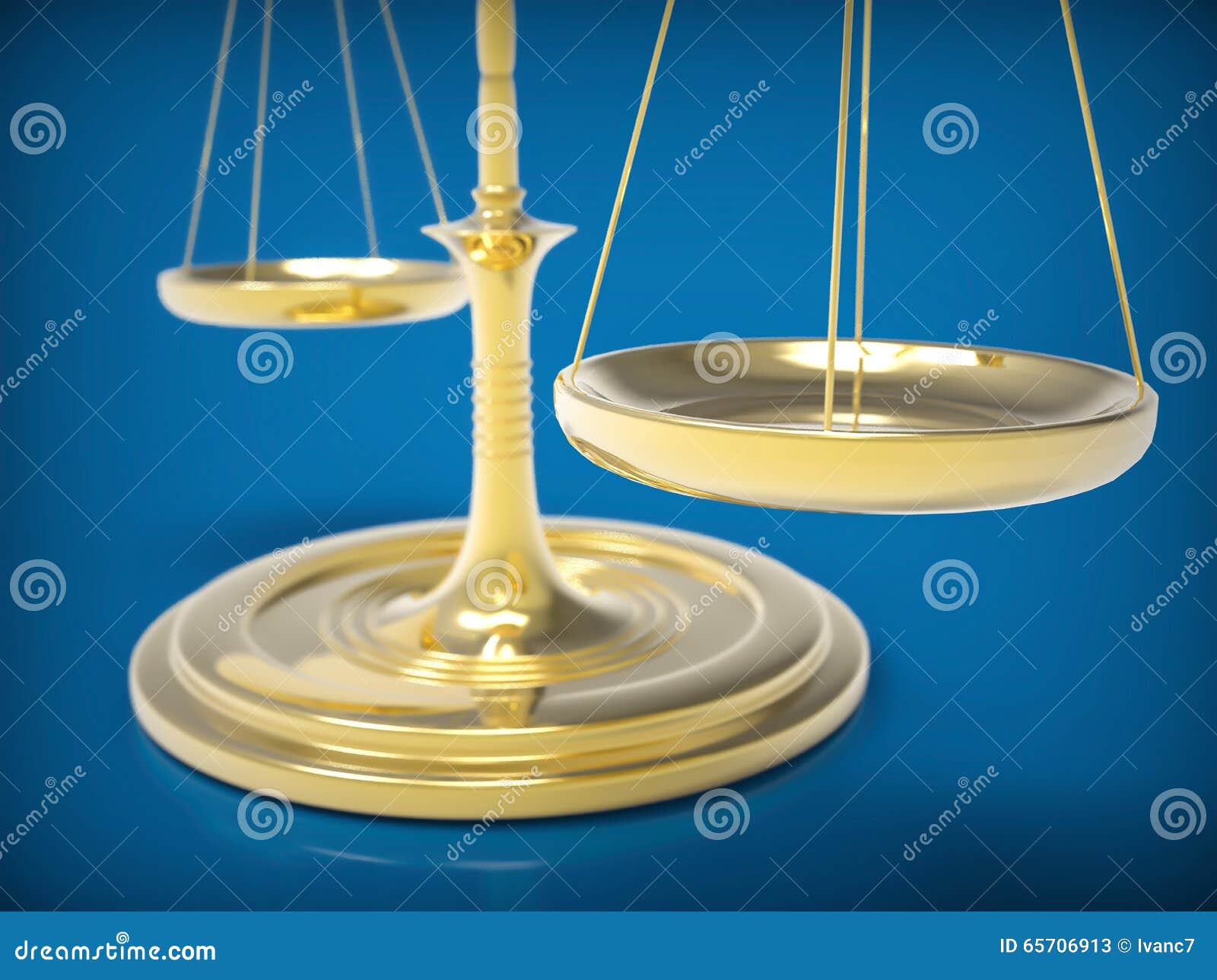 Weight Scale. 3D Balance Concept Stock Illustration - Illustration of ...