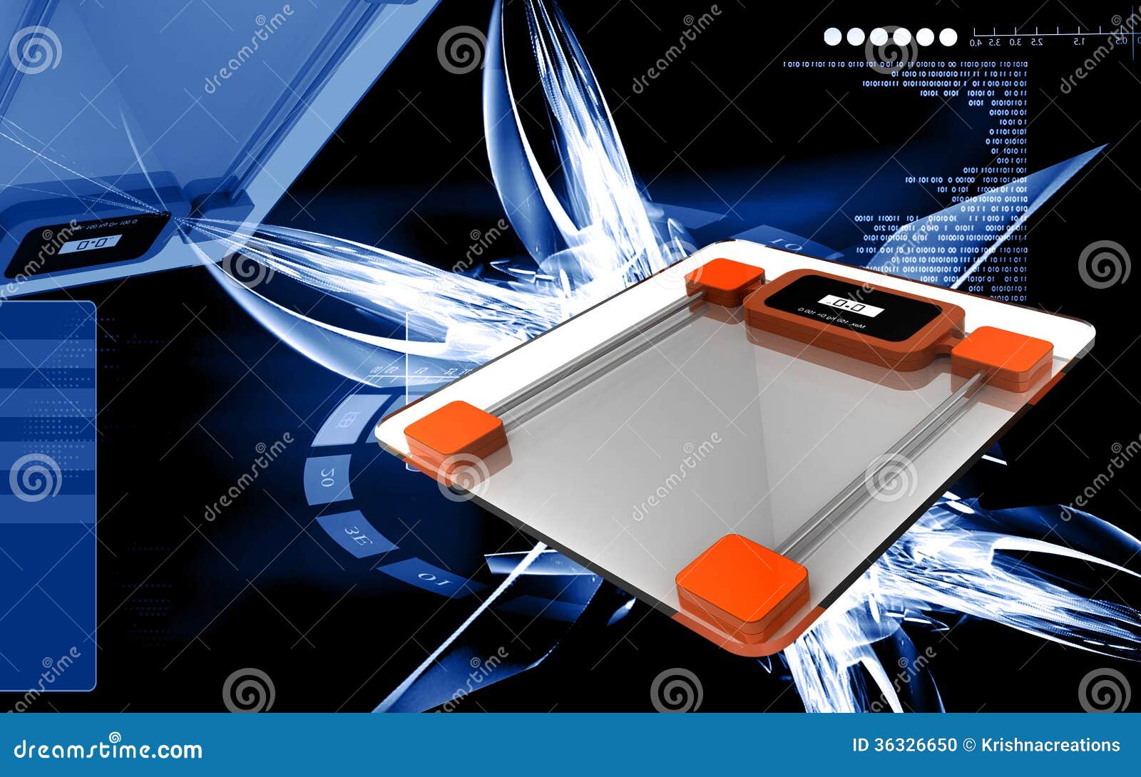 Weight scale stock illustration. Illustration of colour - 36326650