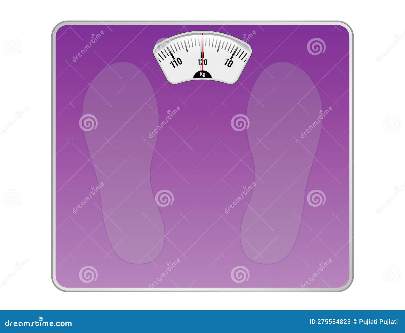 Realistic Bathroom Scale for Weighing Machine Isolated - 3d Illustrator ...