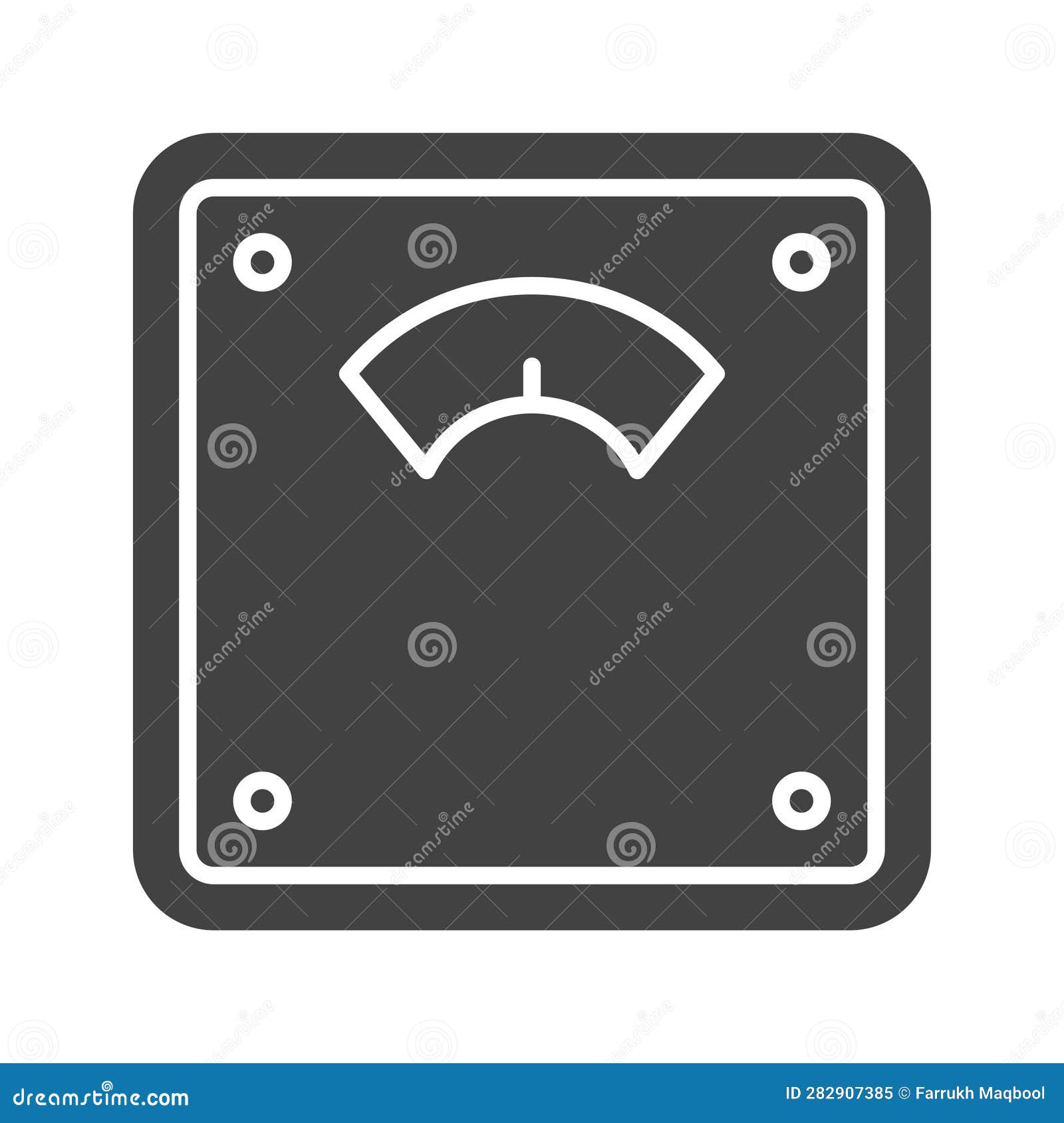Weight Scale Icon Image. stock vector. Illustration of weighingmachine ...