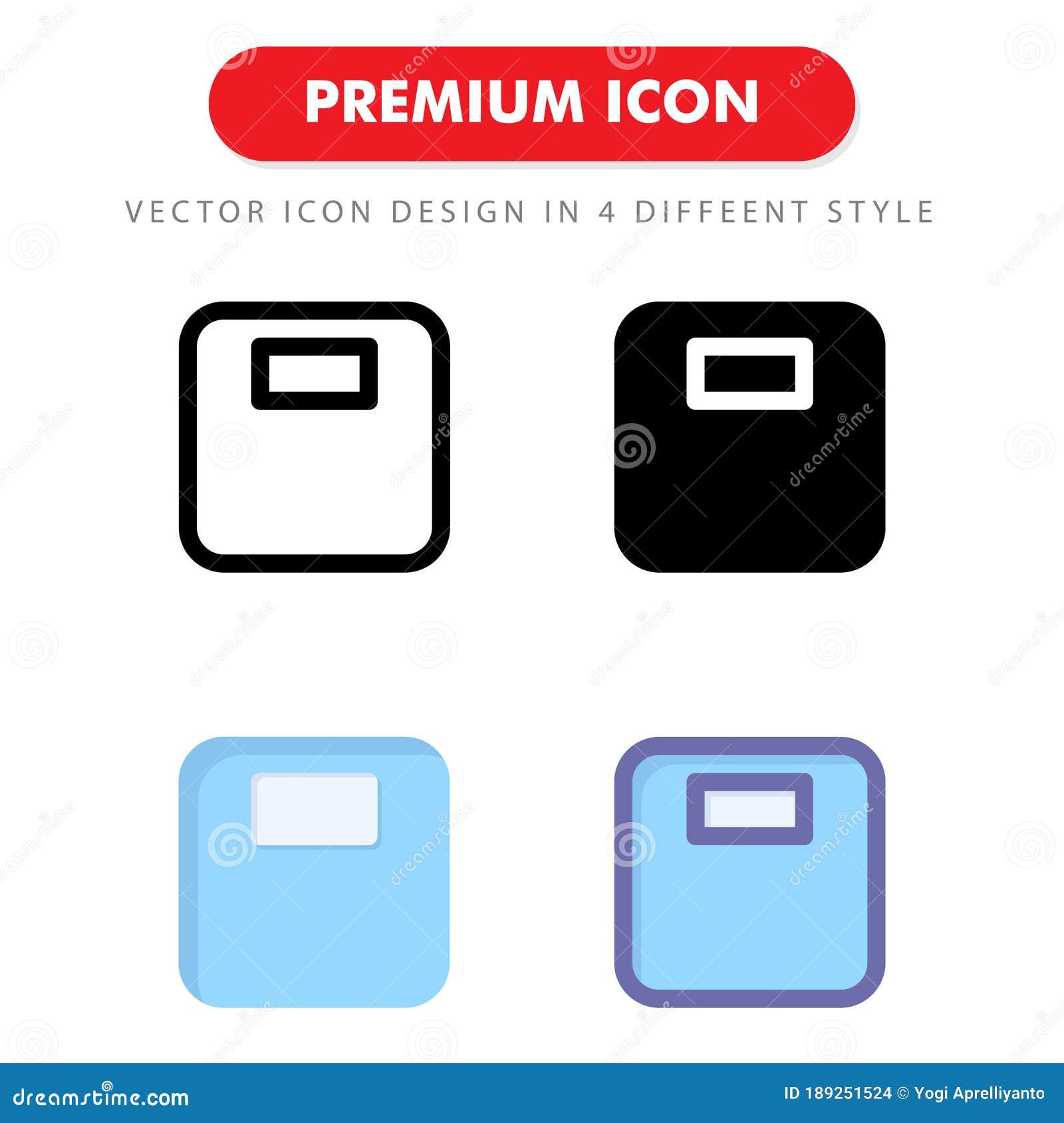 Weight Scale Icon Pack Isolated on White Background. for Your Web Site ...