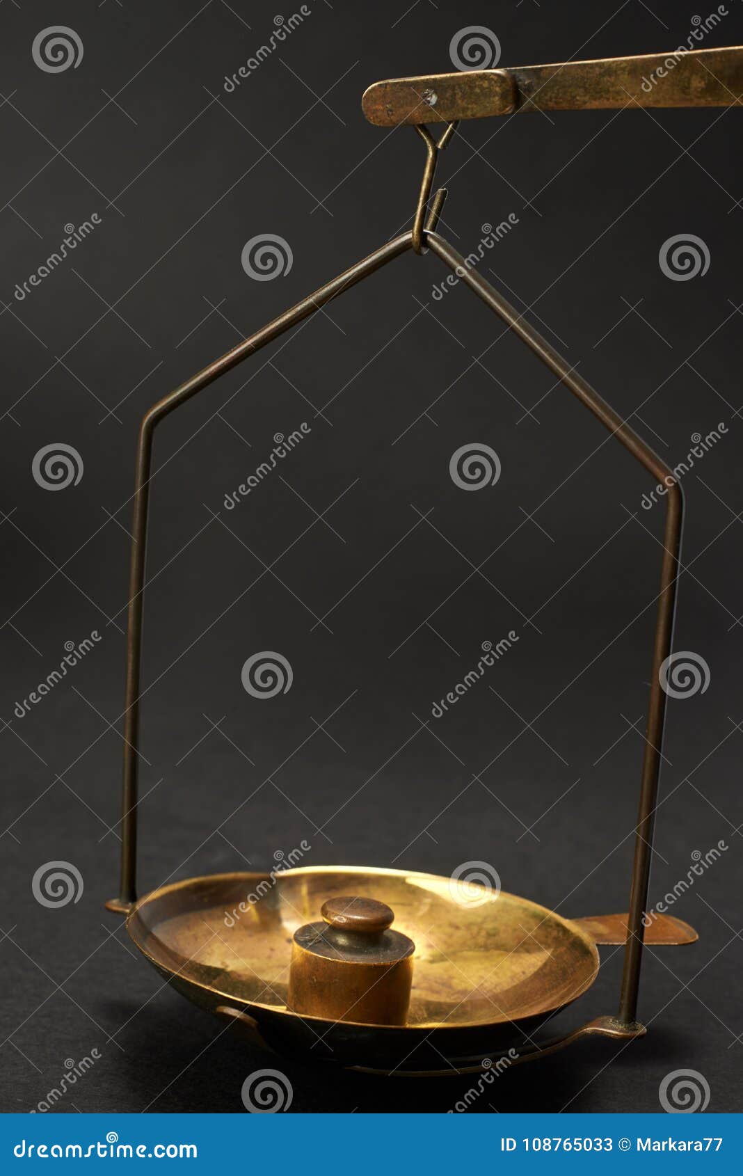 Weight Scale with a Plummet. Stock Image - Image of equipment, weight ...