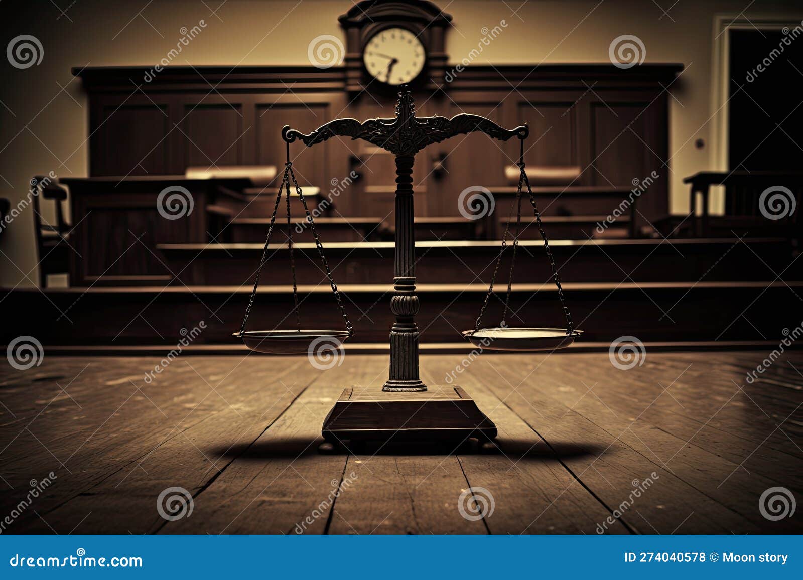 Weight Scales in Court Room Library Create with Generative Ai ...