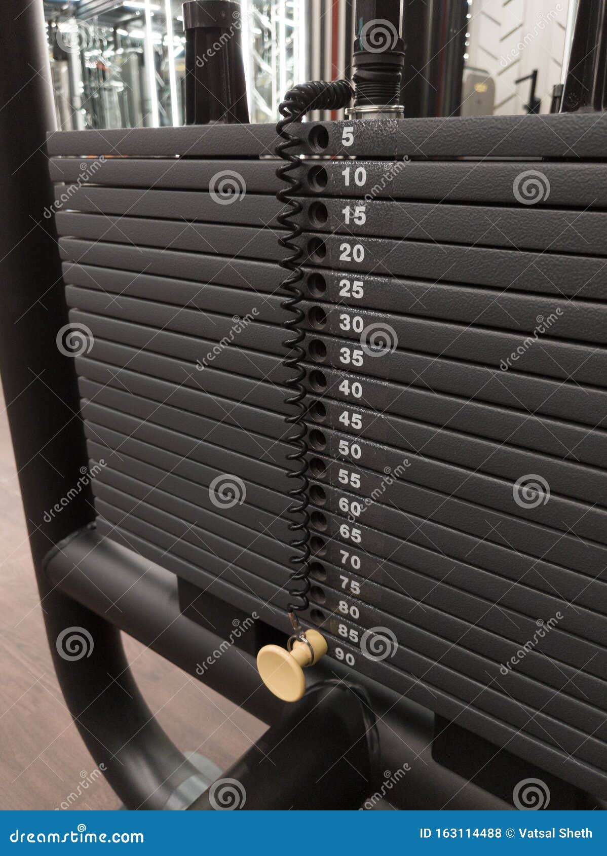 Maximum stack of weights stock photo. Image of point - 163114488