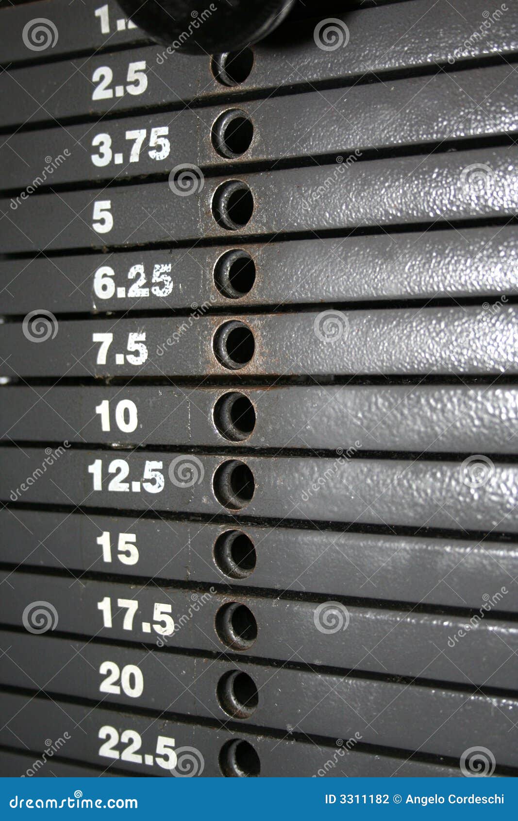 Weight Stack Scale stock photo. Image of gymnasiums, lift - 3311182