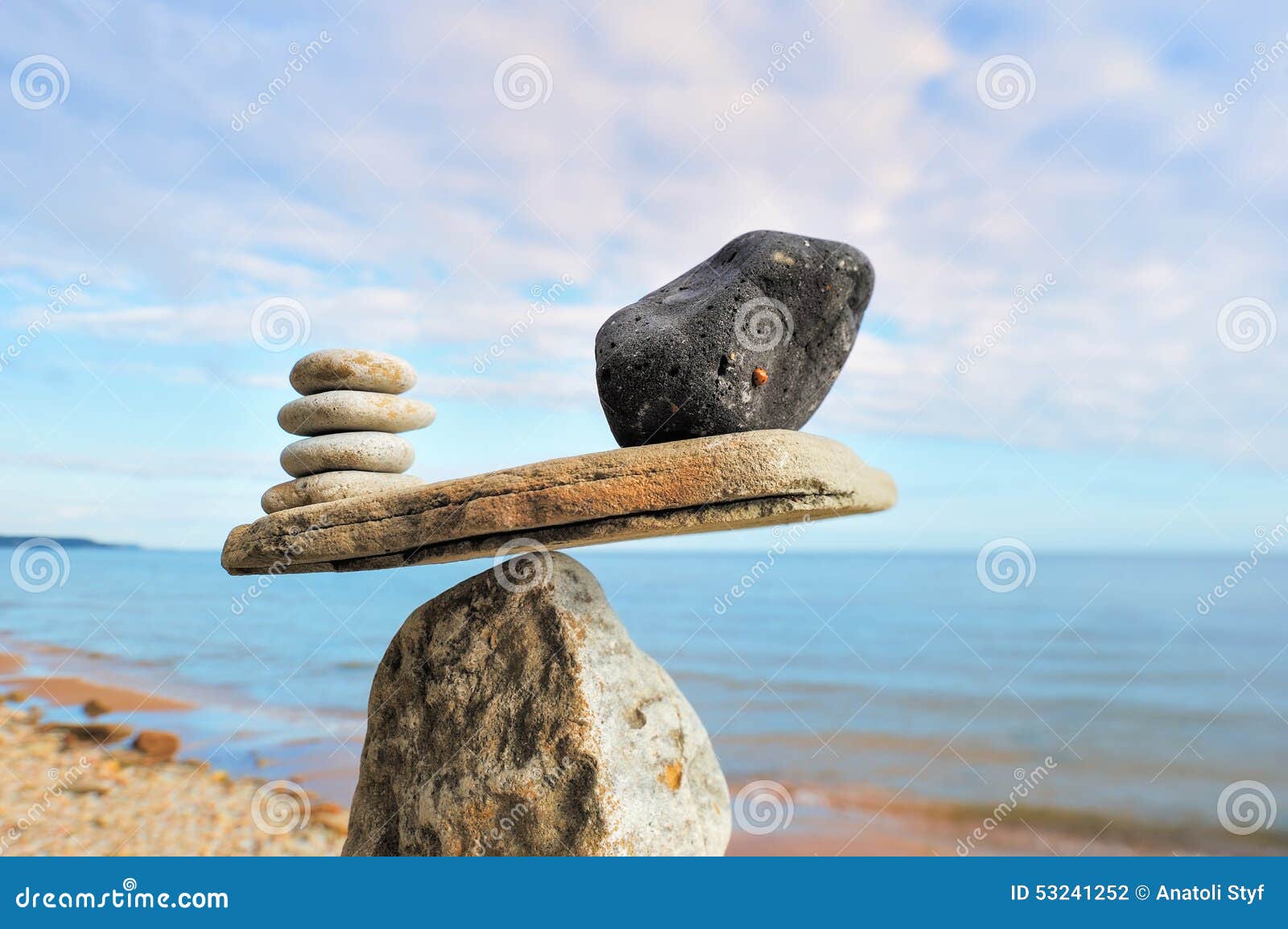 Weight stones stock photo. Image of marine, parity, poise - 53241252