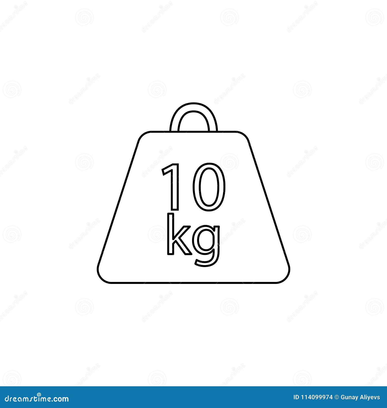 Kilograms Icon In Different Style Vector Illustration. Two Colored And ... Kilograms Icon In Different Style Vector Illustration. Two Colored And ...