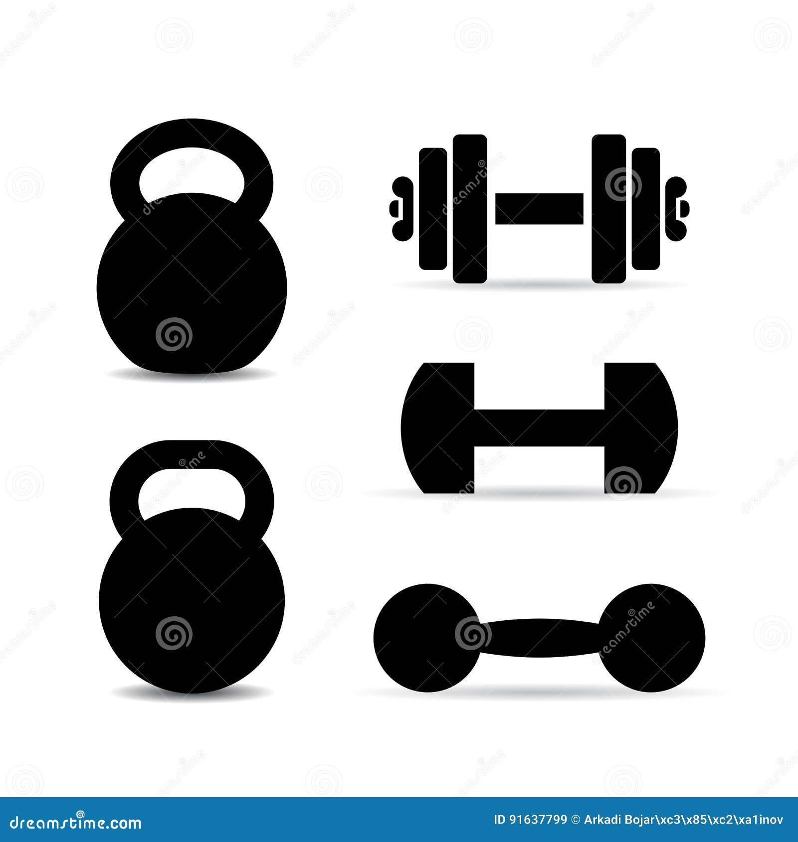 Weight Training Equipment Vector Icon Stock Vector - Illustration of ...