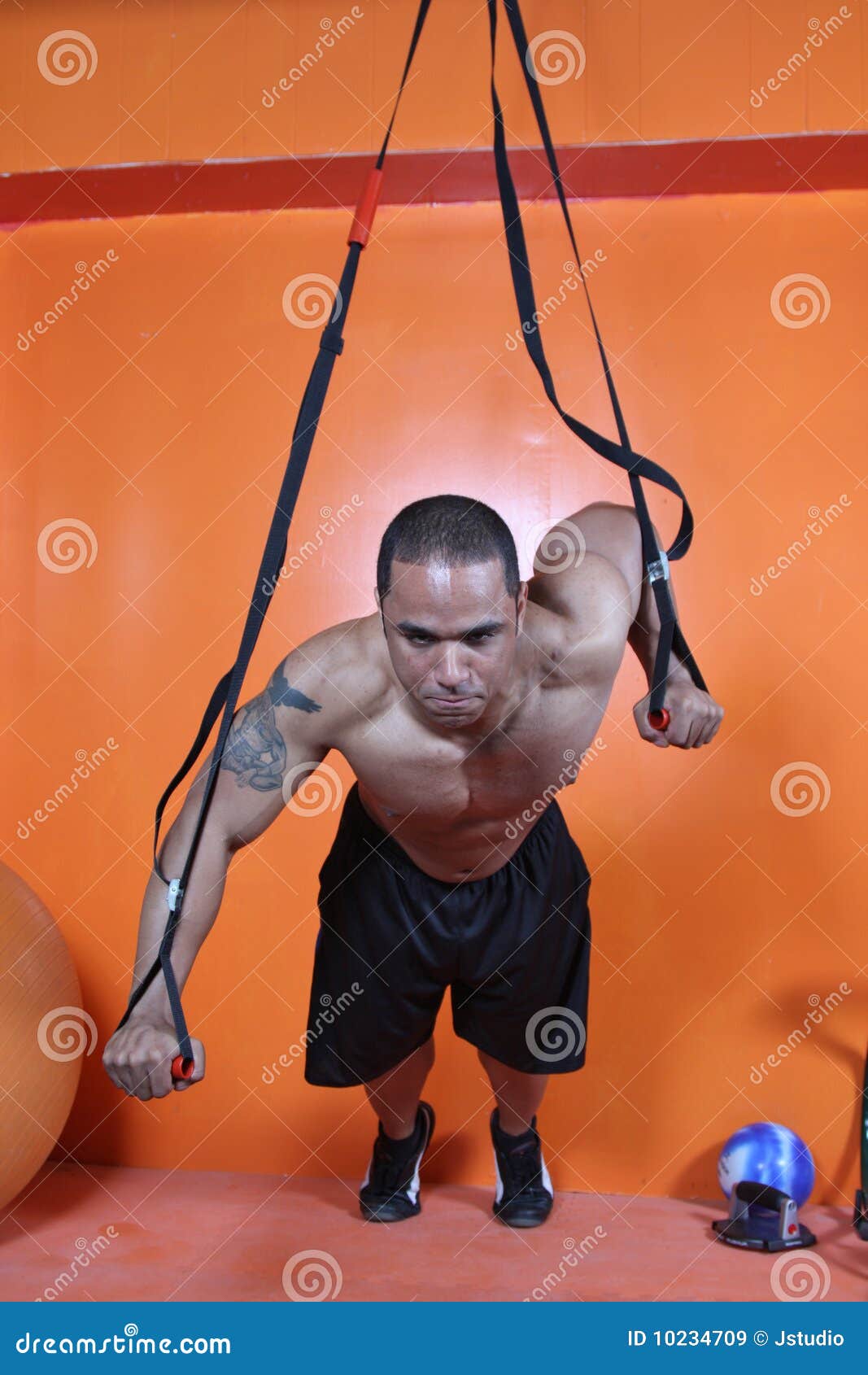 Weight training at the gym stock image. Image of strenth - 10234709