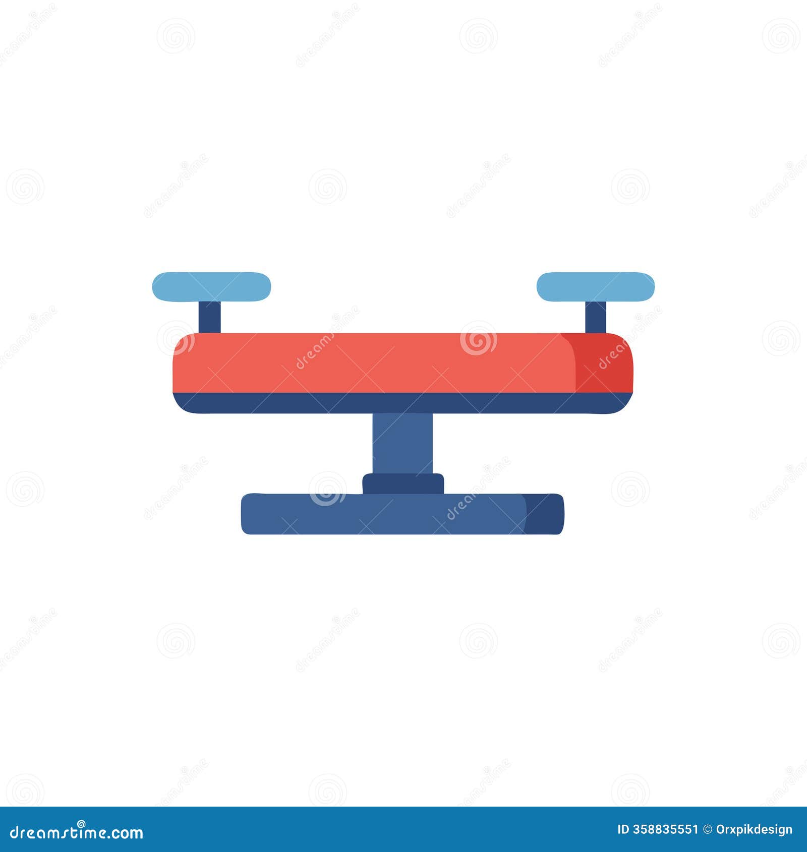 Weighted Core Balance Board Icon Stock Illustration - Illustration of ...