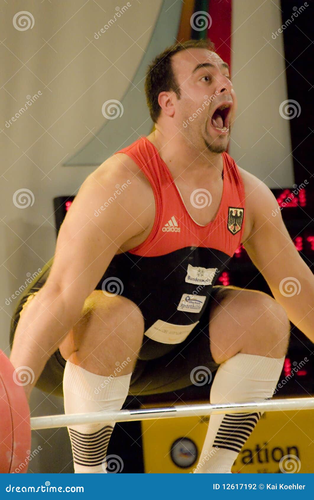 Weightlifter editorial photography. Image of weight, olympic - 12617192